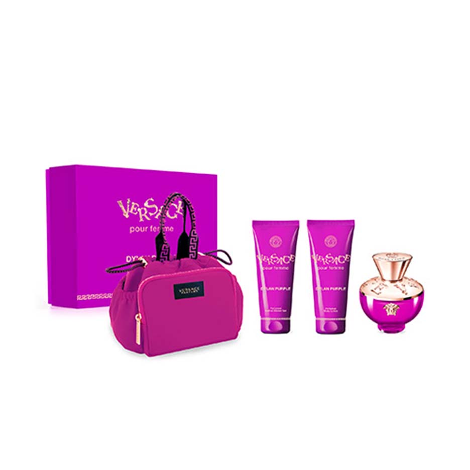 KIT VERSACE DYLAN PURPLE F 100ML 4 PIEZAS - Elegancia Store